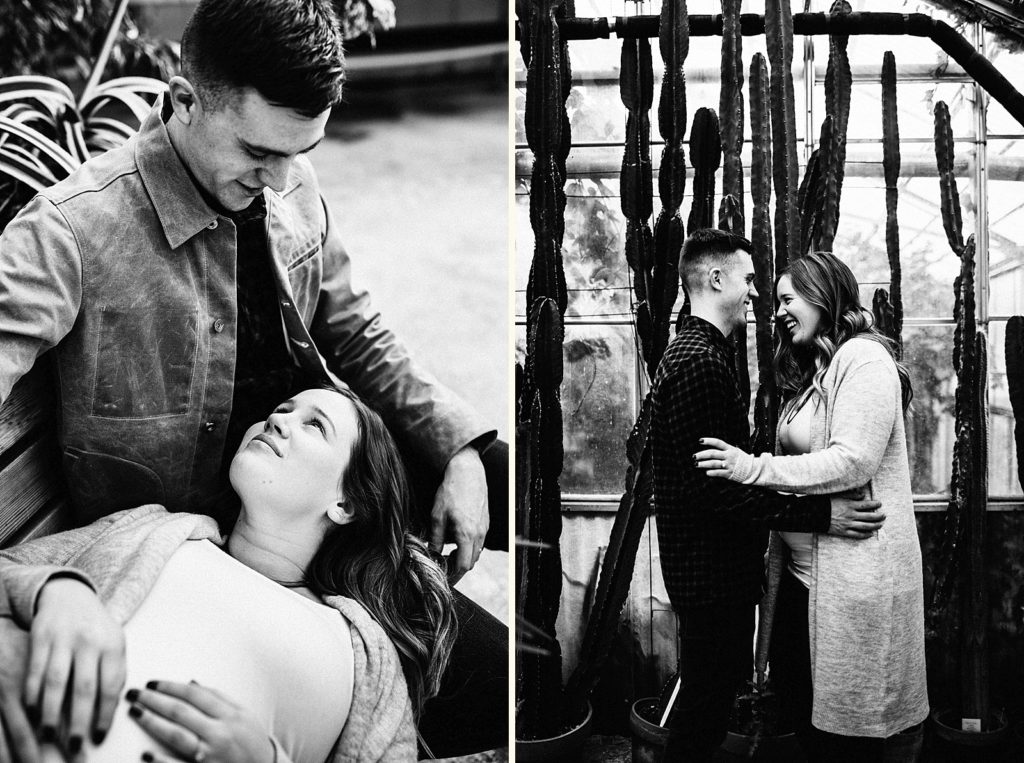 Regan + Lucas / Anchorage Maternity Session At Mann Leiser